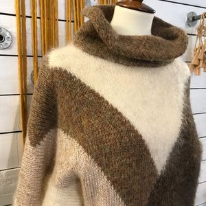 Sweaters | Vintage Earth Toned Turtle Neck Sweater | Poshmark